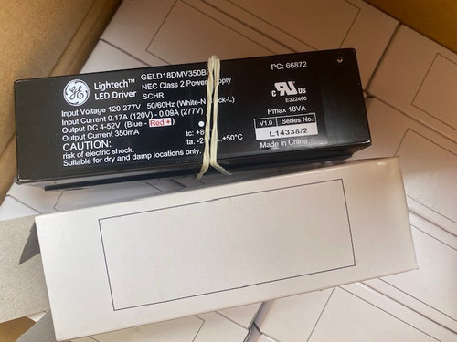 GE Lightech GELD18DMV350BF Constant Current LED Driver Power Supply 4 ...