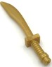 Lego New Pearl Gold Minifigure Weapon Sword Saber Dao Curved Blade and Hilt
