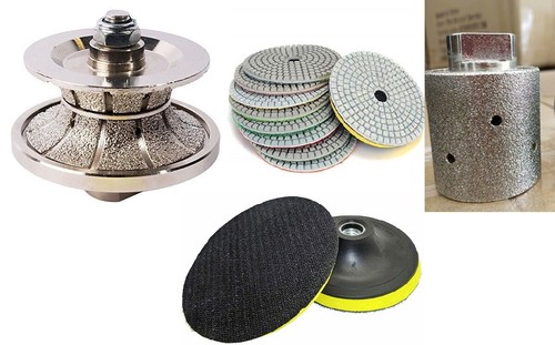 V30 FULL Bullnose Profile Router Bit Granite Marble polish pad grinding ...