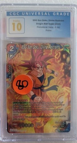 [CGC 10] Dragon Ball Super Realm of the Gods P-362 SSG Son Goku Divine ...