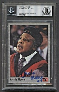 Archie Moore Original Autographed Boxing Items for sale | eBay
