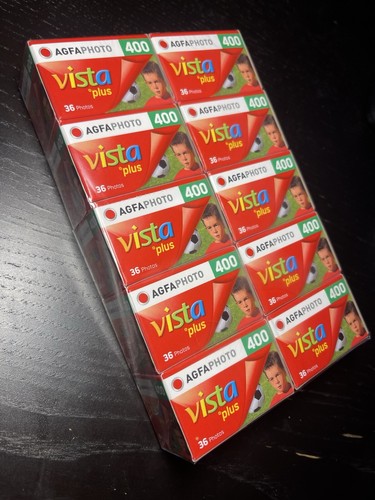 Agfa Vista Plus ISO 400 Original Pack Of 10 Rolls | eBay