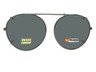 Round Square Yellow Lens Clip-on Sunglasses | eBay