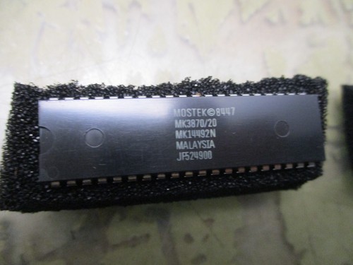 Lot of 2 Mostek MK3870/20 Microcontroller ICs [5*B-0.9] | eBay
