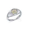 Pentacle Celtic Wiccan Handfasting Theban .925 Sterling Silver Ring ...