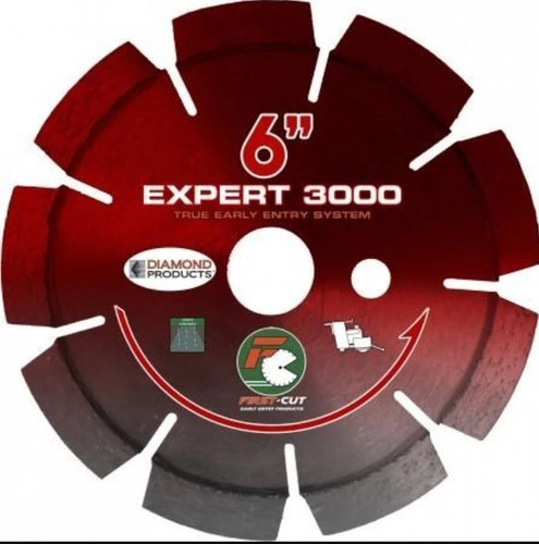 BLADE, DIAMOND, EARLY ON, 6" X .095 , 1" , EXPERT 3000 RED *NEW* | eBay