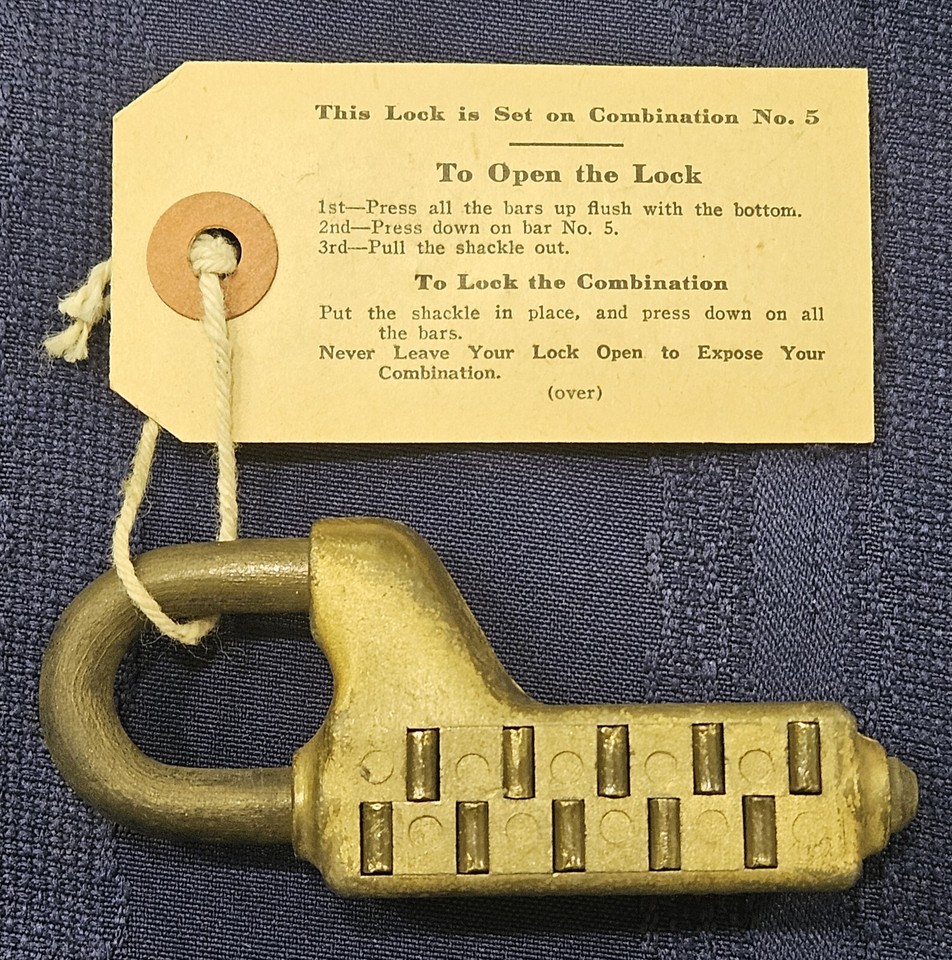 Antique Combination Padlocks products for sale | eBay