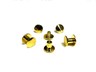 (4) 1/4" Ant. BRASS Screw TOGETHER ~ Double Capped Rivet ~ Leather ...