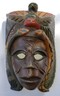 Guatemalan hand carving Wood Mask Mayan folks art Kukulkan chief ...