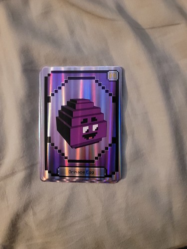 Mcdonalds Grimace Egg Code Card With Working Code. | eBay