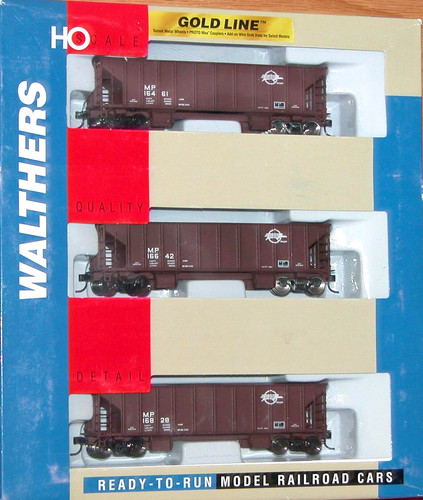 HO WALTHERS 932-34242 GOLD LINE BALLAST HOPPER 3-PACK MISSOURI PACIFIC MOPAC MP | eBay