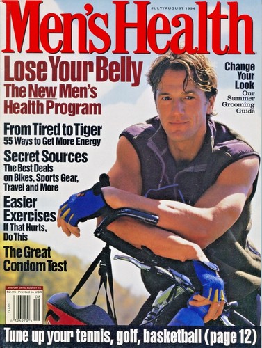 MEN'S HEALTH MAGAZINE July/August 1994 ~ John Minch~ Lose Your Belly E ...