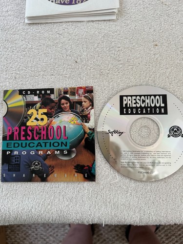 25 Preschool Education Program CD-ROM - SoftKey 1995 | eBay