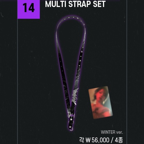 aespa WEEK #RichMan POP-UP @ SEOUL OFFICIAL MD : MULTI STRAP SET | eBay