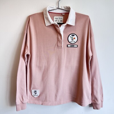 Pink Rugby Shirt in Women's Tops & Shirts for sale | eBay