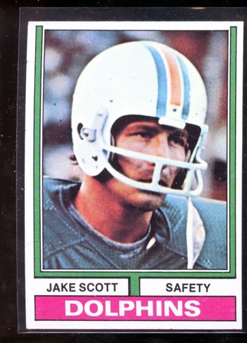 1974 TOPPS #305 JAKE SCOTT DOLPHINS EXMINT A02880 | eBay