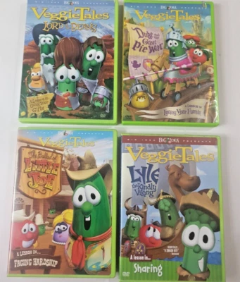 VeggieTales DVD Lot Kids Movie Collection | Grelly USA