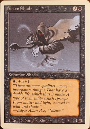 Frozen Shade - Black - Revised 3rd Edition MTG Magic the Gathering x1 ...