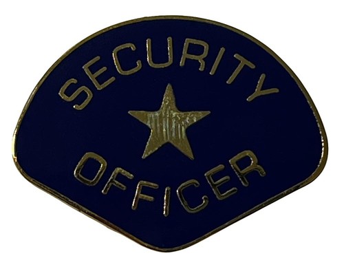 Wholesale Lot of 6 Security Officer Blue Motorcycle Hat Cap Lapel Pin ...