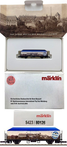 Marklin Z Scale M/M S423 COLLECTOR Sliding Wall Boxcars Set Box C9 | eBay