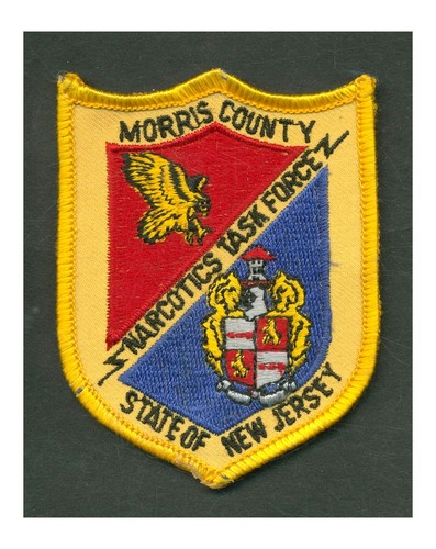 Morris County, New Jersey Narcotics Task Force Patch L170 | eBay