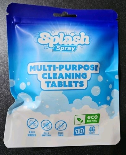 Splash Spray 1 pack of 10 Multi-purpose Cleaning Tablets | eBay