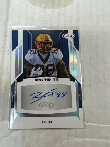 Brevyn Spann-Ford 2024 SAGE HIT Rookie Auto #A-BSF NrMt | eBay