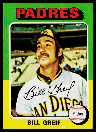 1975 Topps SET-BREAK #168 Bill Greif EX or Better, (HUCK'S) | eBay