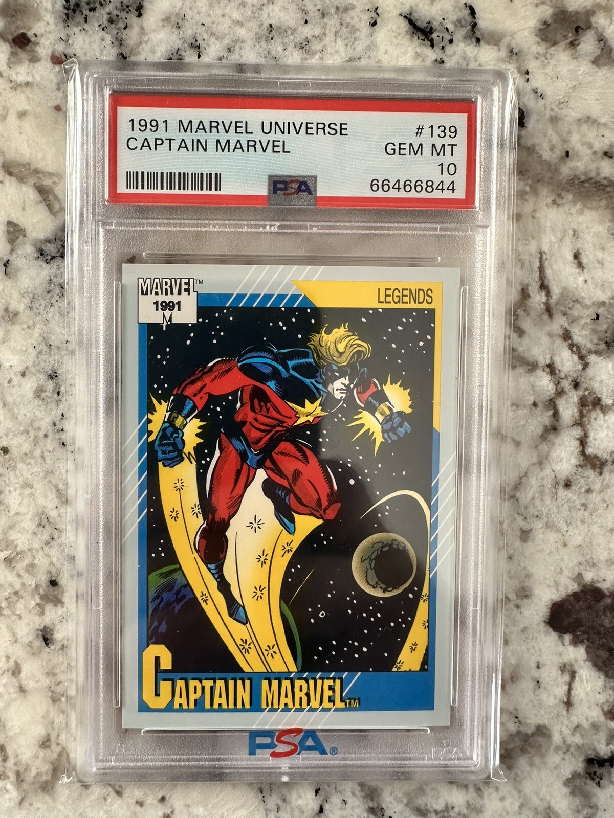 Captain Marvel 1991 Impel Marvel Universe #139 Base Price Guide ...