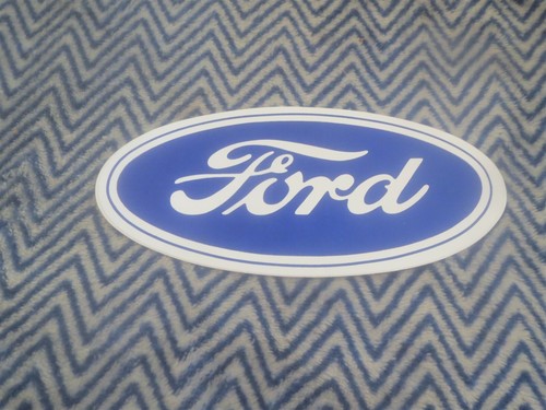 FORD OVAL LOGO BLUE FORD OVAL 6 1/2 INCH DECAL STICKER BLUE ON WHITE ...