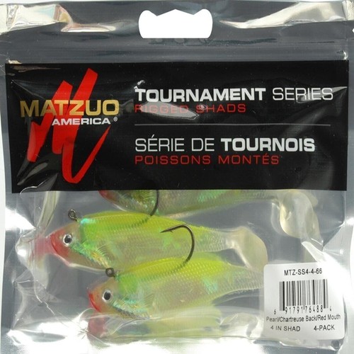 Matzuo Swim Shad Crankbait, Pearl Chartreuse Back/Red Mouth, 4-Inch | eBay