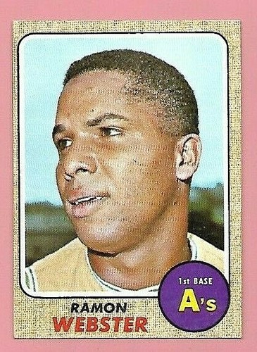 1968 TOPPS RAMON WEBSTER BASEBALL CARD #164 | eBay