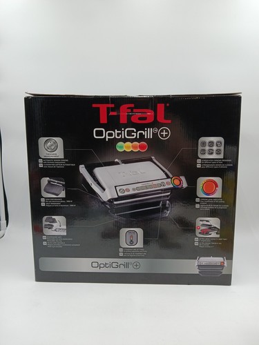 2016 T-Fal GC7 OptiGrill “Plus” Indoor Electric Grill Many Features NEW ...