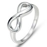 Sterling Silver 925 Infinity Faith Wedding Engagment Promise Ring FREE ENGRAVE | eBay