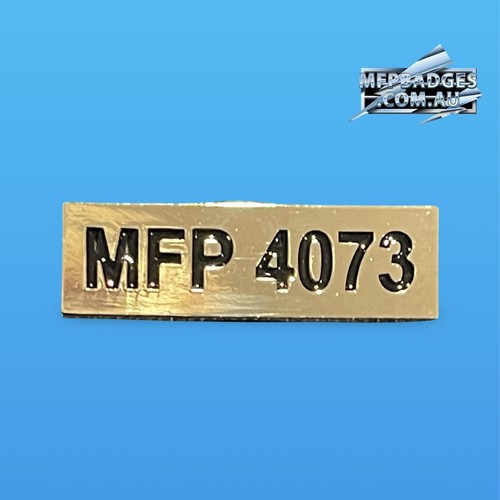 Mad Max badge - Max Rockatansky's MFP 4073 Number Badge | eBay