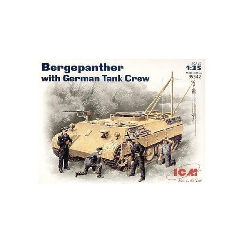 Modell Panzer Bergepanther Mit Deutsch Tank Crew ICM 35342 1:3 5 | eBay.de