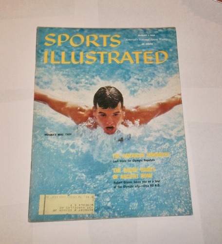 1960 Sports Illustrated MIKE TROY Swimming INDIANA HOOSIERS ! USA ...