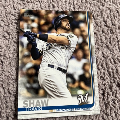 2019 Topps Series 2 Base #676 Travis Shaw Milwaukee Brewers | eBay