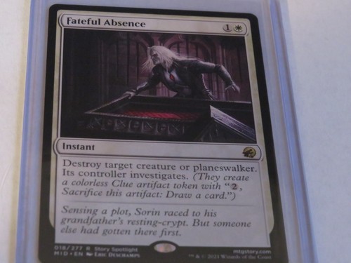 MTG Fateful Absence Innistrad: Midnight Hunt 018/277 Regular Rare | eBay