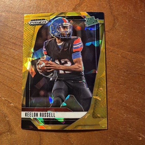 2025 Panini Prizm Draft Picks Keelon Russell Gold Cracked Ice #150 ...