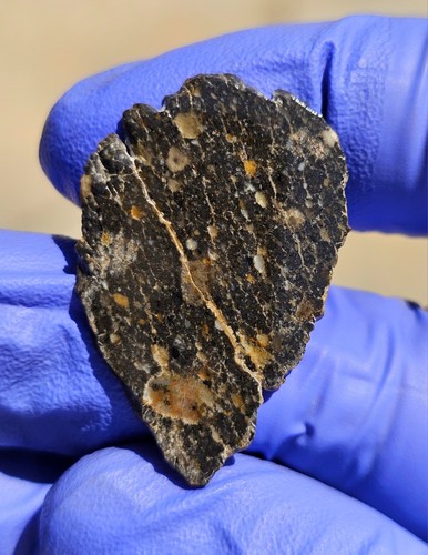 Meteorite**NWA 13992, Polymict Frag. Lunar Breccia**2.066 gram, HARVAST ...