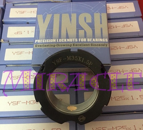 1PC New For Yinsh Precision Bearing Lock nut YSF-M35x1.5P | eBay