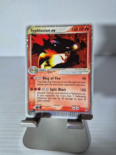 Pokémon TCG Typhlosion EX Sandstorm Holo Card 99/100 Rare | eBay