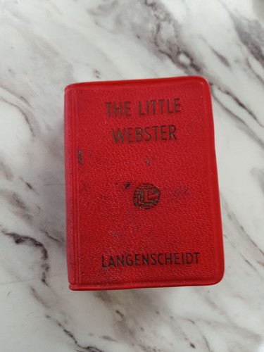 The Little Webster 1957 Langenscheidt Vintage English DICTIONARY | eBay