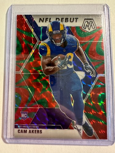 K77,259 - 2020 Panini Mosaic Mosaic Reactive Green #277 Cam Akers DEB ...