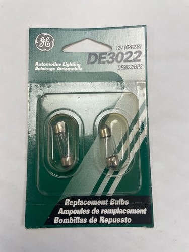 Pack of 2 GE DE3022 Automotive Lamps 12 Volt 6428 General Electric | eBay