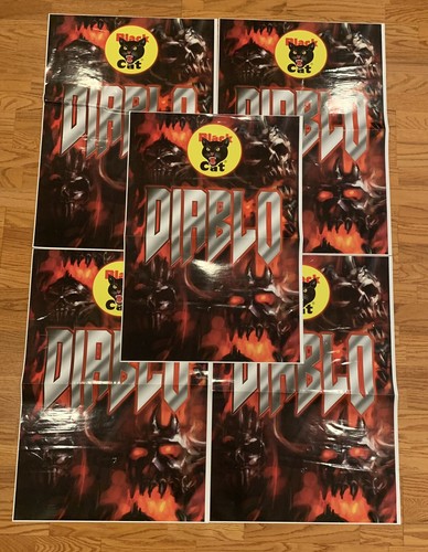 Black Cat Fireworks Diablo 24 Shell Kit 31” x 21.5” Poster | eBay