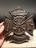 Cast Iron Firefighter Plaque Fire Mark Sign Fire / Rescue / EMT ...