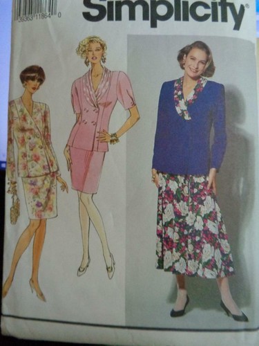 Simplicity Sewing Pattern 7564 Woman's Two piece Dress 8 10 | eBay