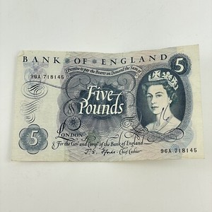 Bank Of England 5 Note for sale | eBay